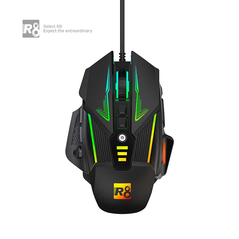 R8 G3 Wired Gaming RGB Optical Gaming Mouse – الأفندي وصباهي